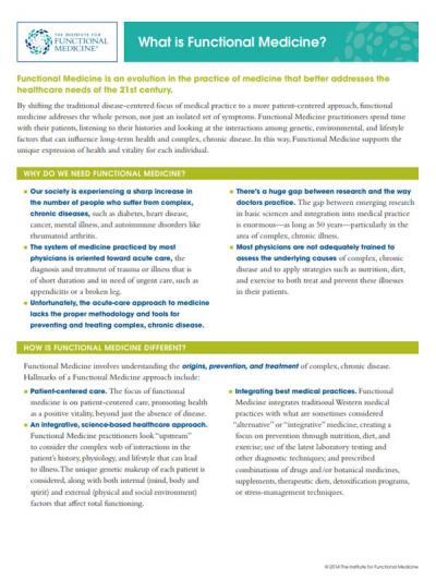 What is Functional Medicine? | Sarasota Nutritionist, Dietitian & Coach ...